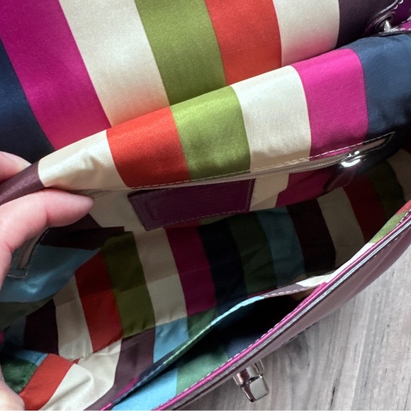Coach | Bags | Coach Willis 7th Anniversary Legacy Stripe Colorblock ...